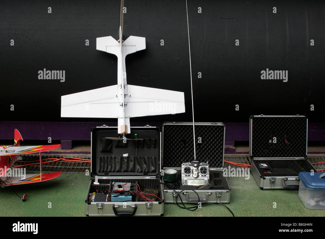 Radio controlled model aeroplanes at event Stock Photo - Alamy