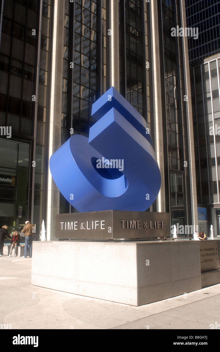 The Time Life Building on Sixth Avenue in New York sculpture Cubed ...