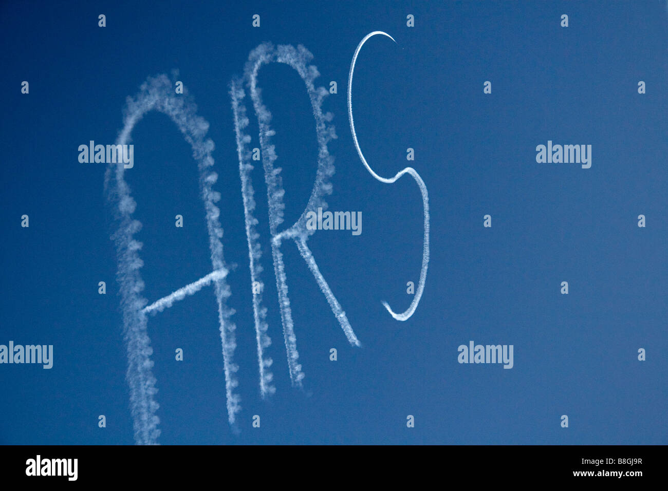 Skywriting airplane hi-res stock photography and images - Alamy