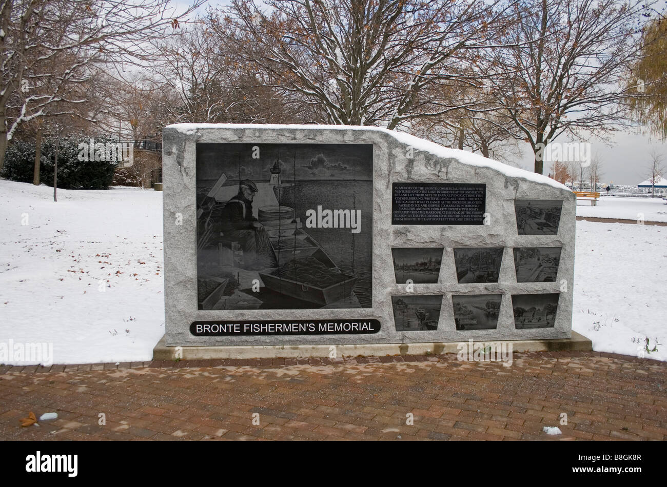 Bronte Fishermans Memorial Plaque at Bronte Harbour Stock Photo - Alamy