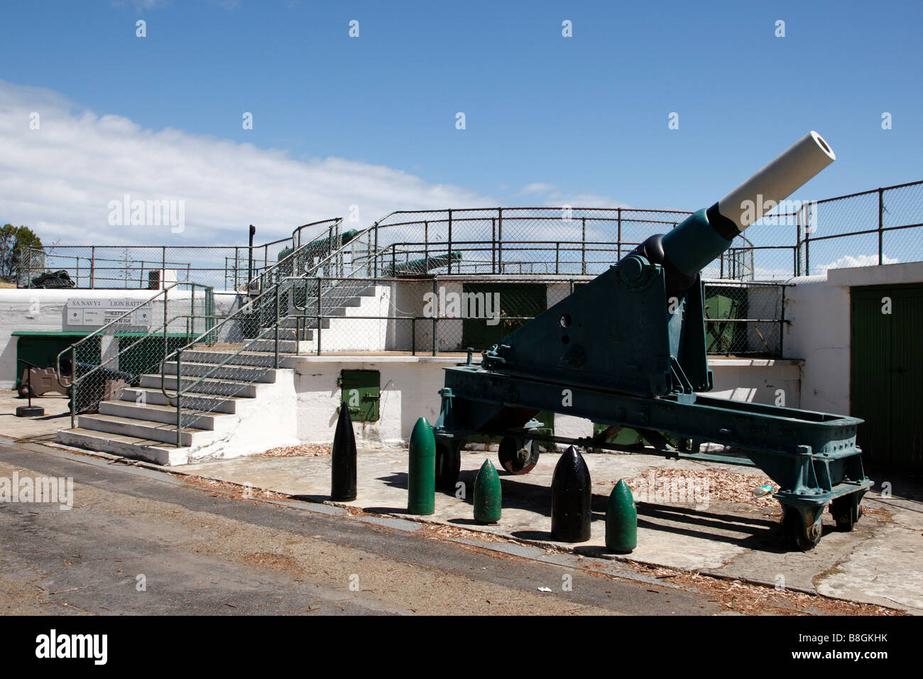 the lion battery on signal hill cape town south africa Stock Photo - Alamy