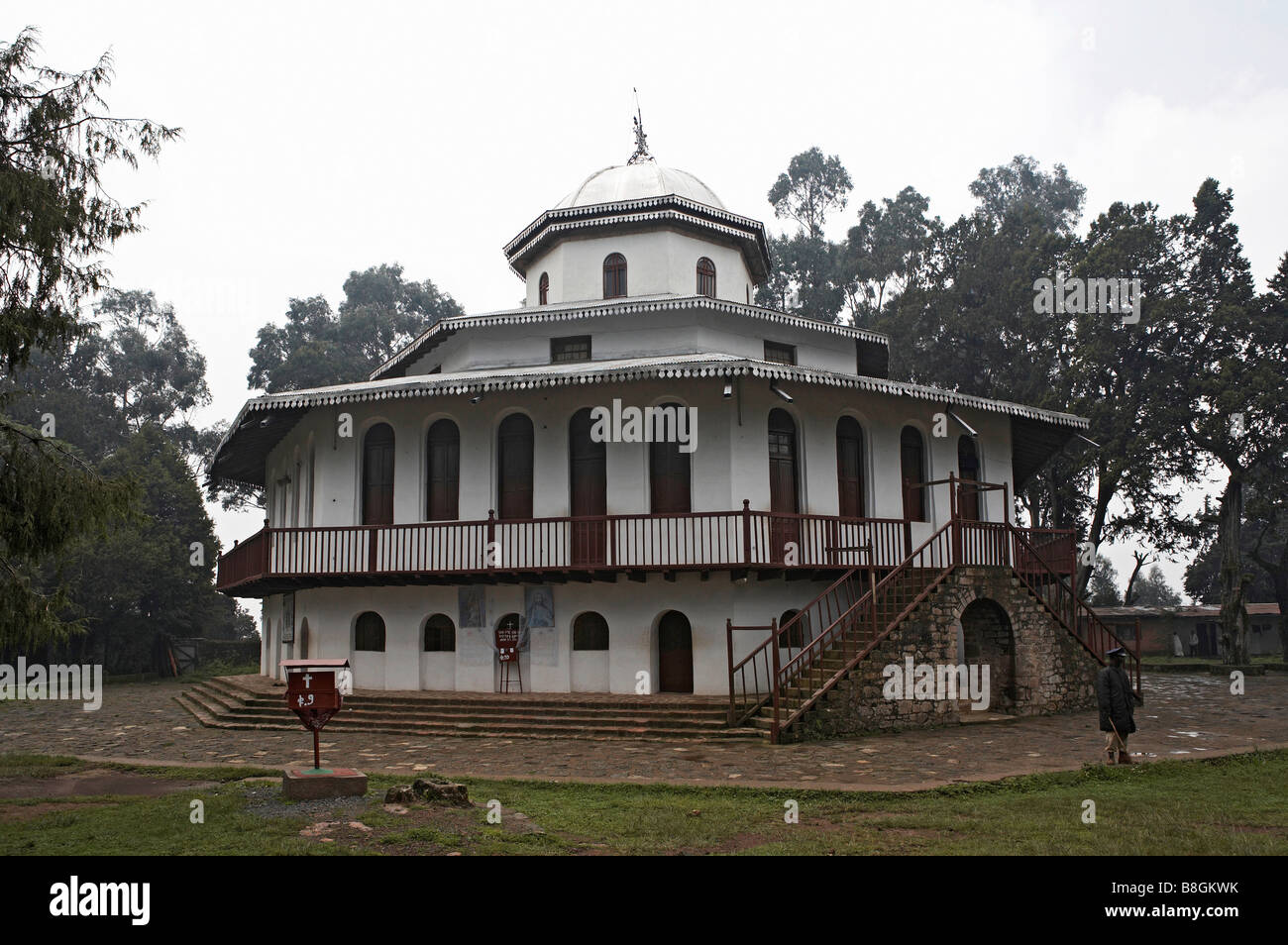 Addis Ababa Ethiopia Kiddus Raguel church Entoto mountain Stock Photo ...