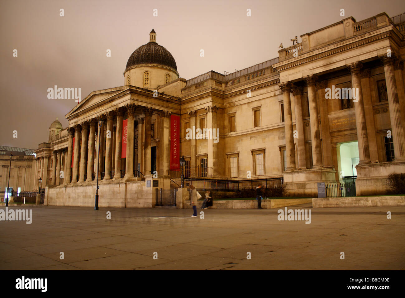 The National Gallery Trafalgar Square Stock Photo - Alamy