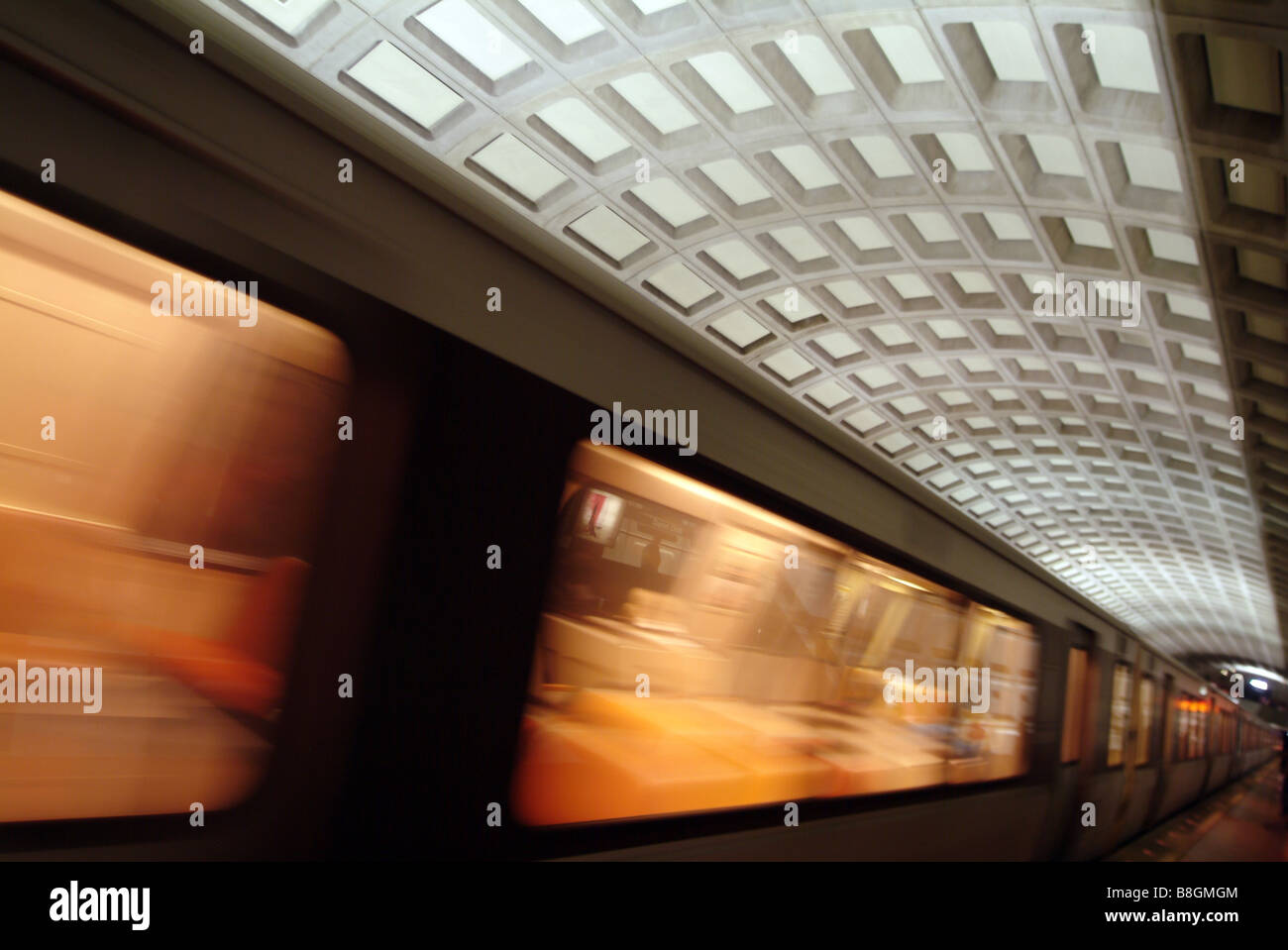 washington metrorail train Stock Photo - Alamy