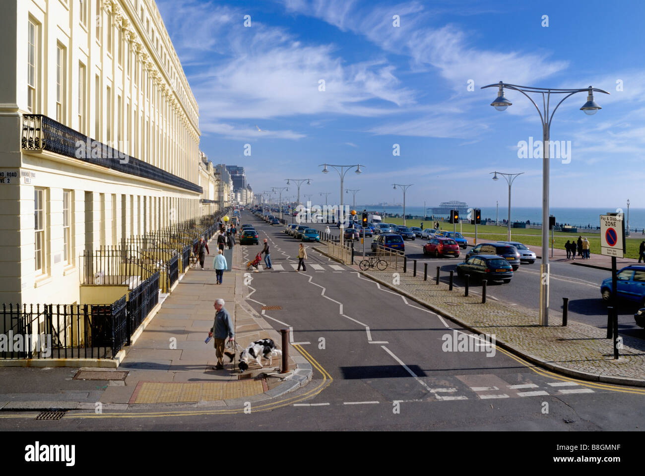 Regency seafront brighton hi-res stock photography and images - Alamy
