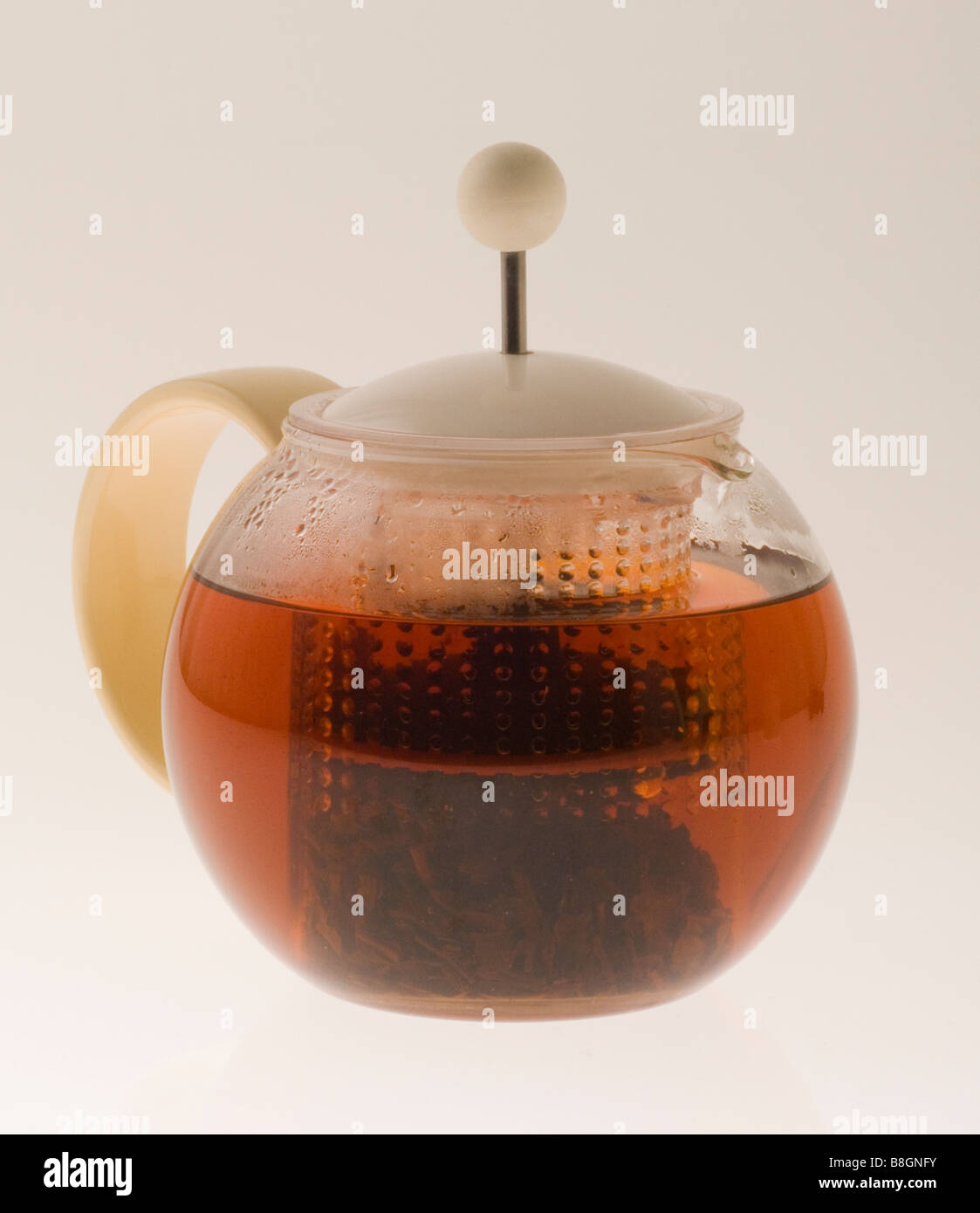 clear class tea pot Stock Photo - Alamy