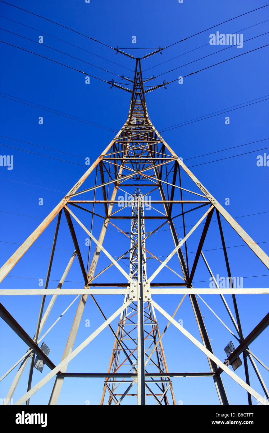electric/power transmission towers Stock Photo - Alamy