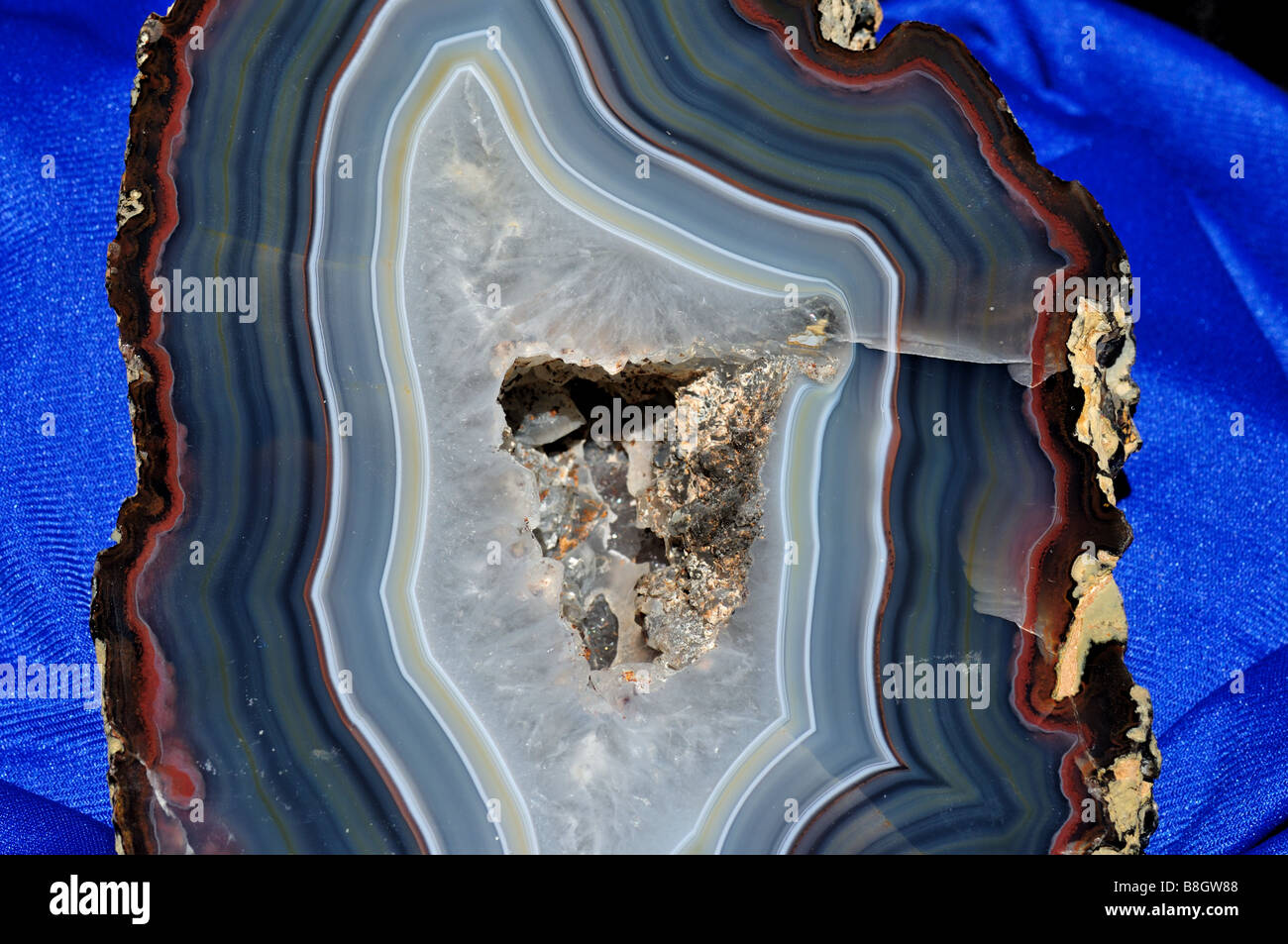 Agate, polished surface Stock Photo - Alamy