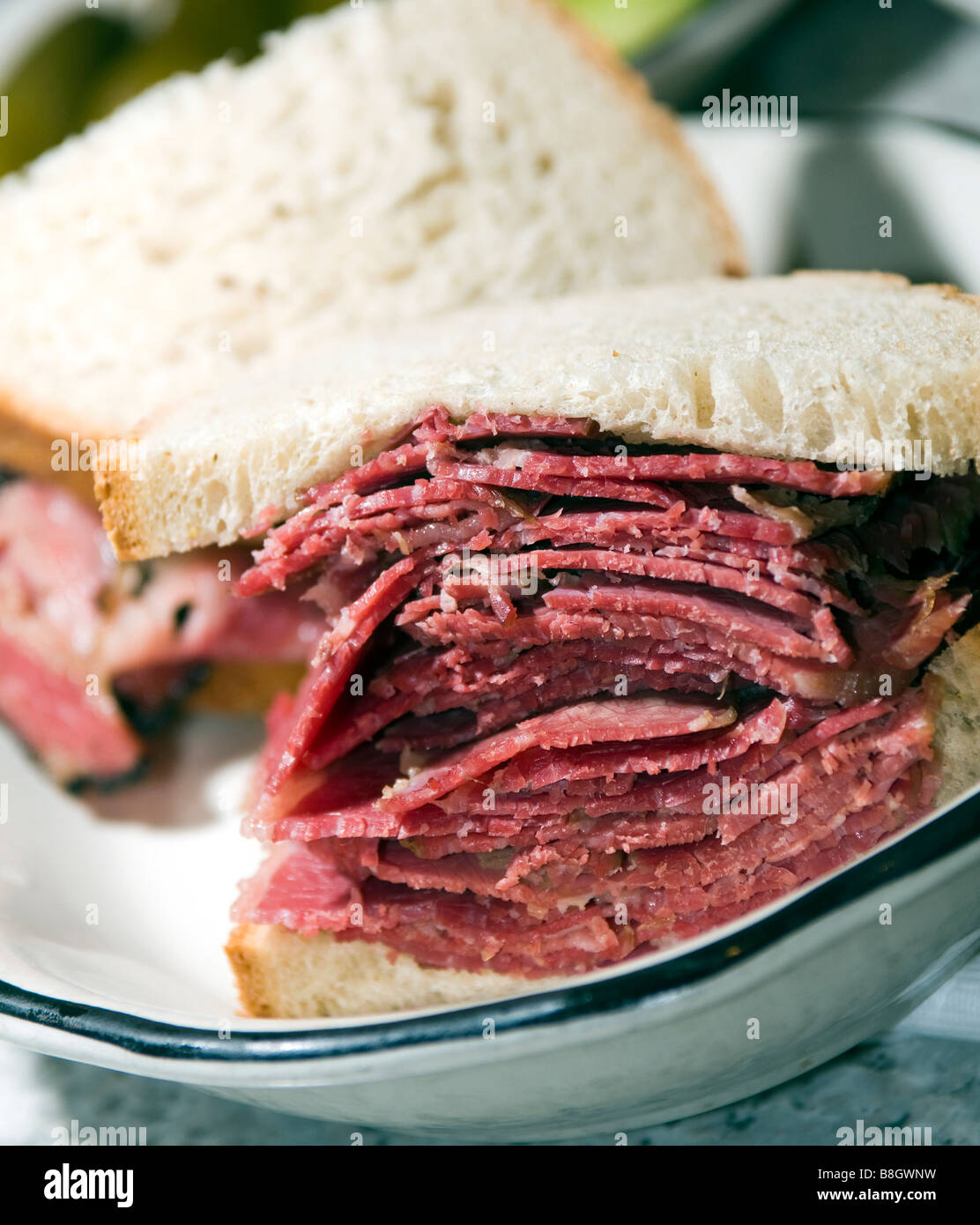 Pastrami sandwich hi-res stock photography and images - Alamy