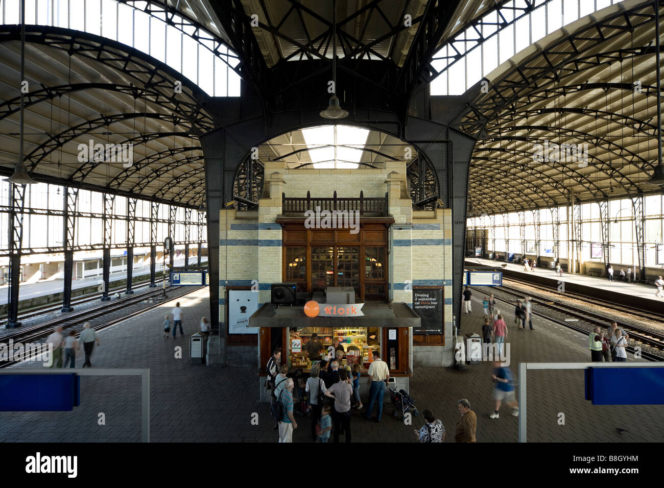 The famous Art Nouveau style Haarlem Railway Station The Netherlands ...