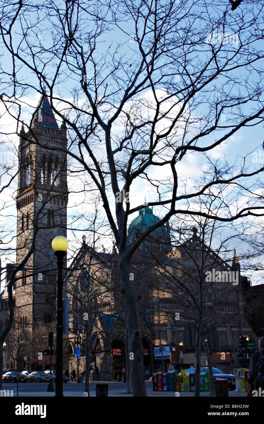 Old South Church, Boston, Massachusetts as seen from inside Copley ...