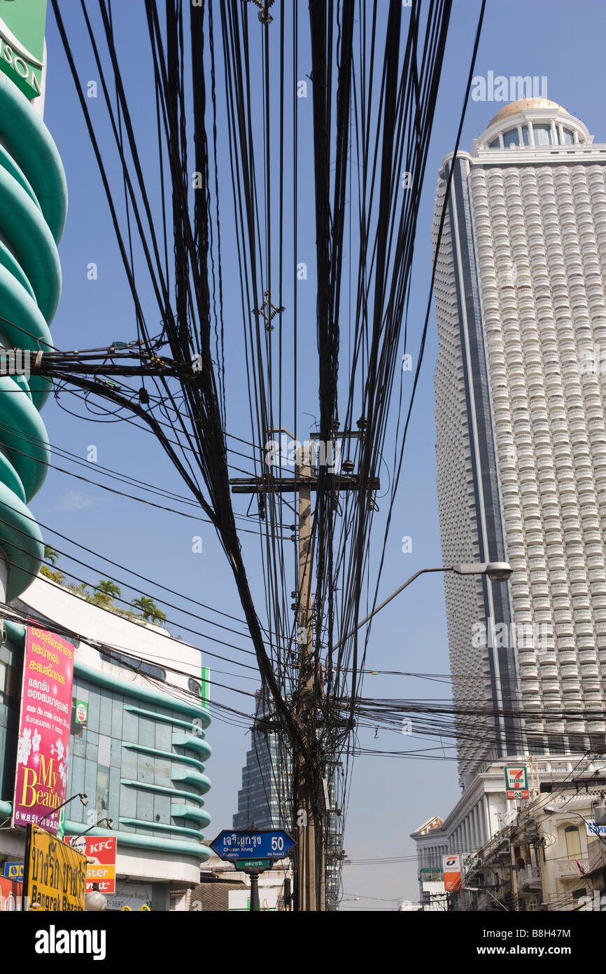 Overhead electric wires hi-res stock photography and images - Alamy