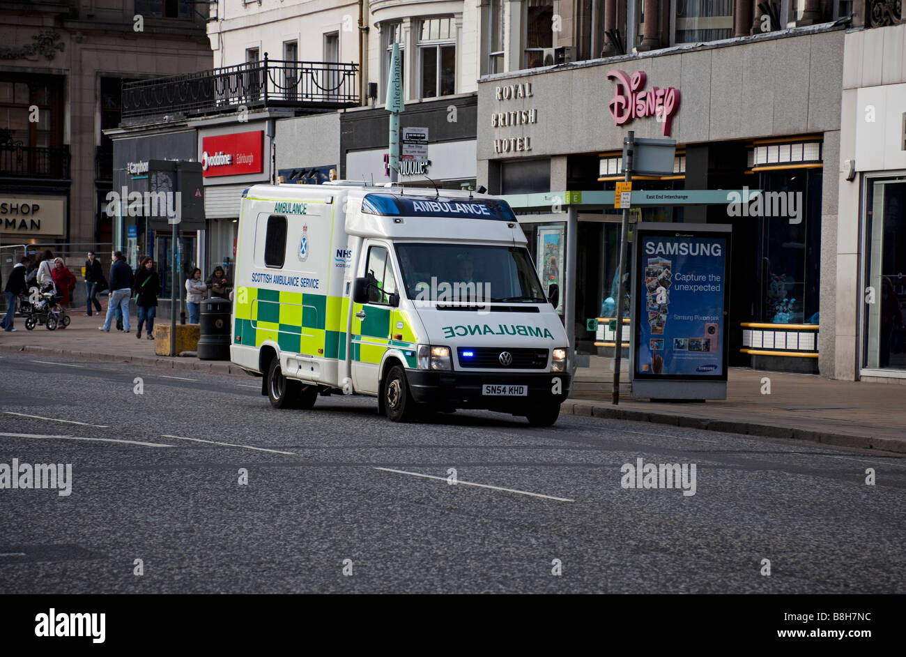 Scottish ambulance vehicle hi-res stock photography and images - Alamy