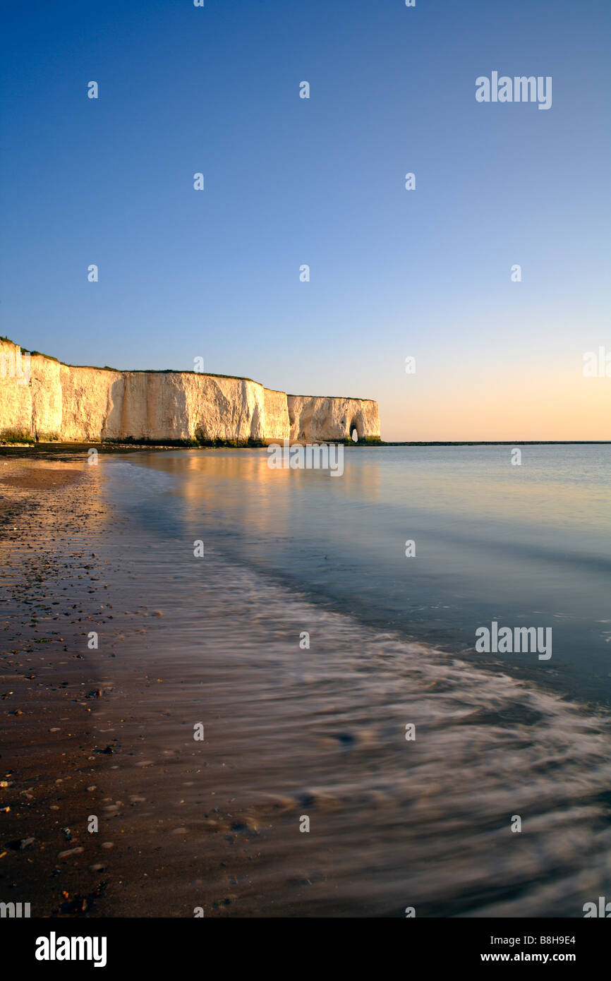 Kingsgate Bay at dawn Margate Isle of Thanet Kent England Stock Photo ...