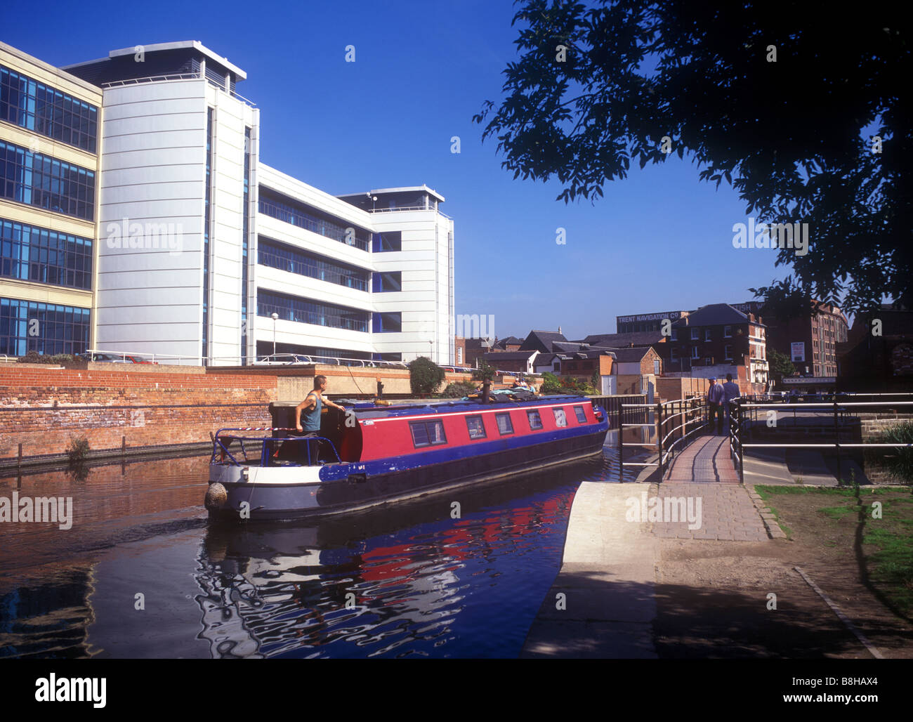 Mixture of old and new - Modern buildings overlooking the Nottingham ...