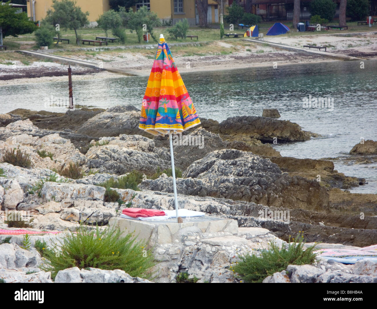 Rovinj croatia beach hi-res stock photography and images - Alamy