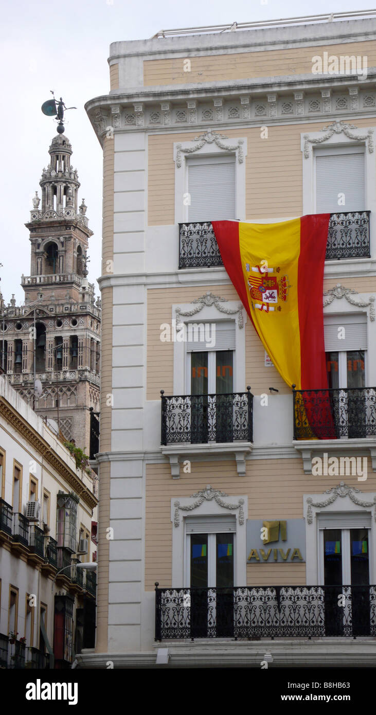 Seville flag hi-res stock photography and images - Alamy