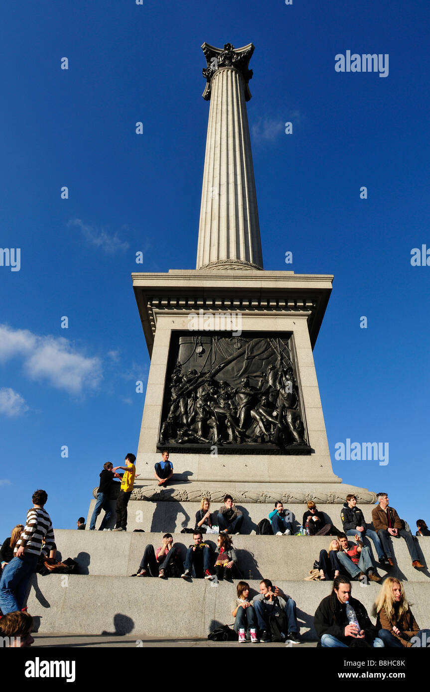 Nelsons column. Picture by Patrick Steel patricksteel Stock Photo - Alamy