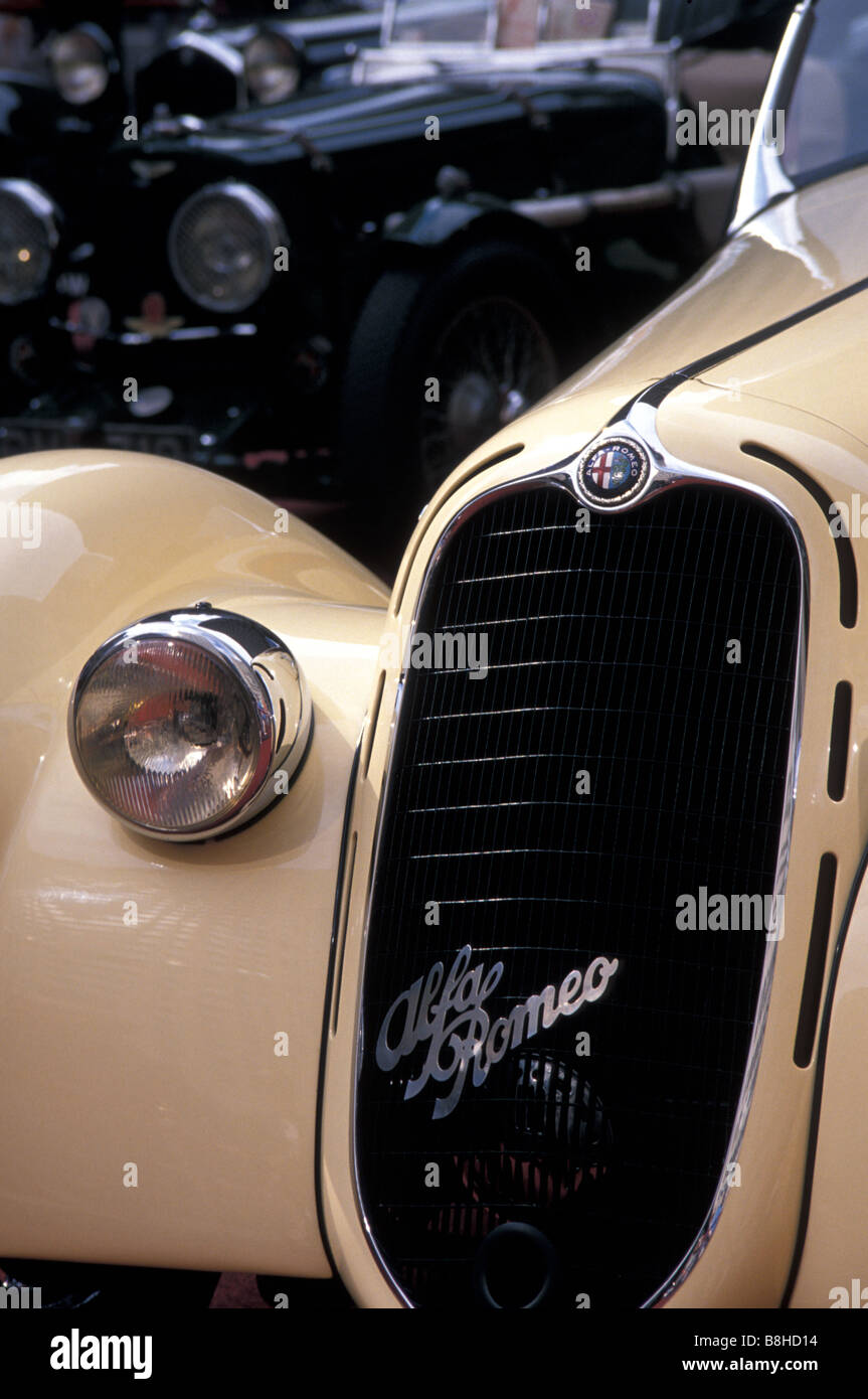 car show Alpha Romeo antique auto Stock Photo - Alamy