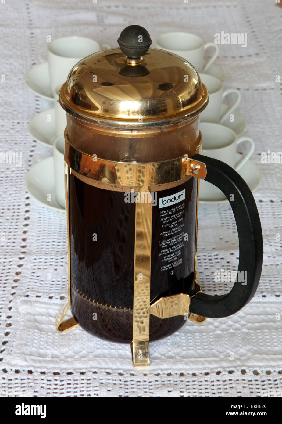 Bodum cafetiere Stock Photo - Alamy