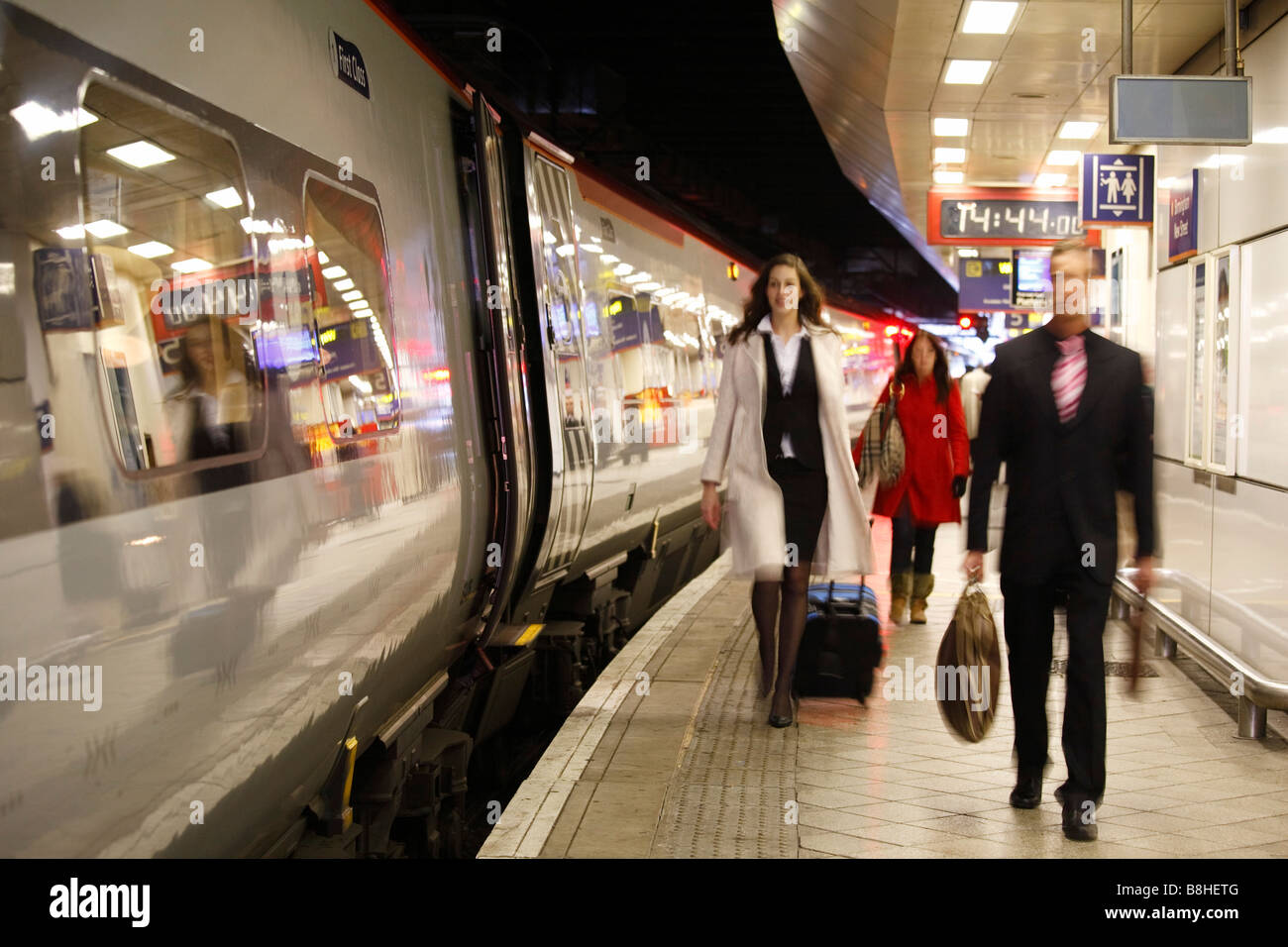 Boarding train hi-res stock photography and images - Alamy