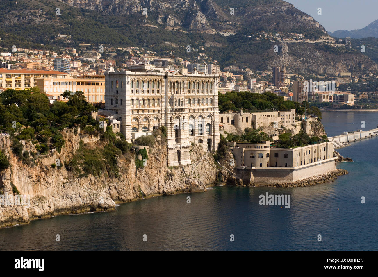 Monaco Oceanography Museum View from Helicopter Cote d Azur Monaco ...