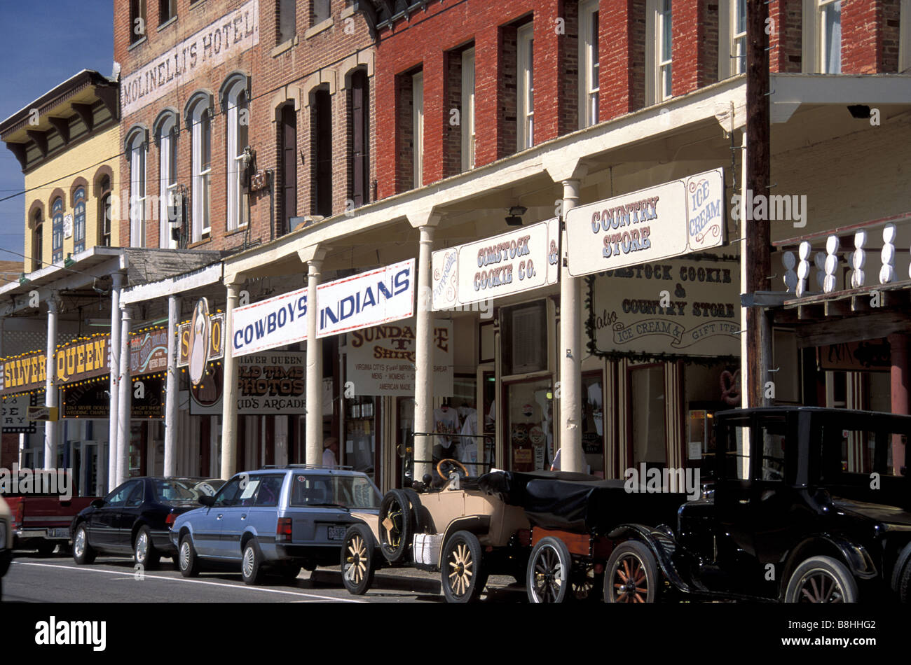 Main Street, Virginia City, NV Stock Photo - Alamy