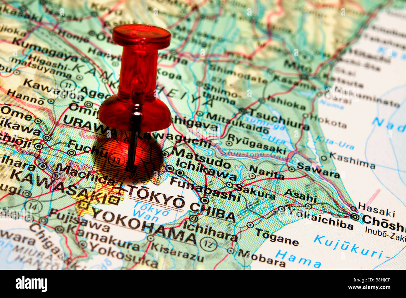 Japan map hi-res stock photography and images - Alamy
