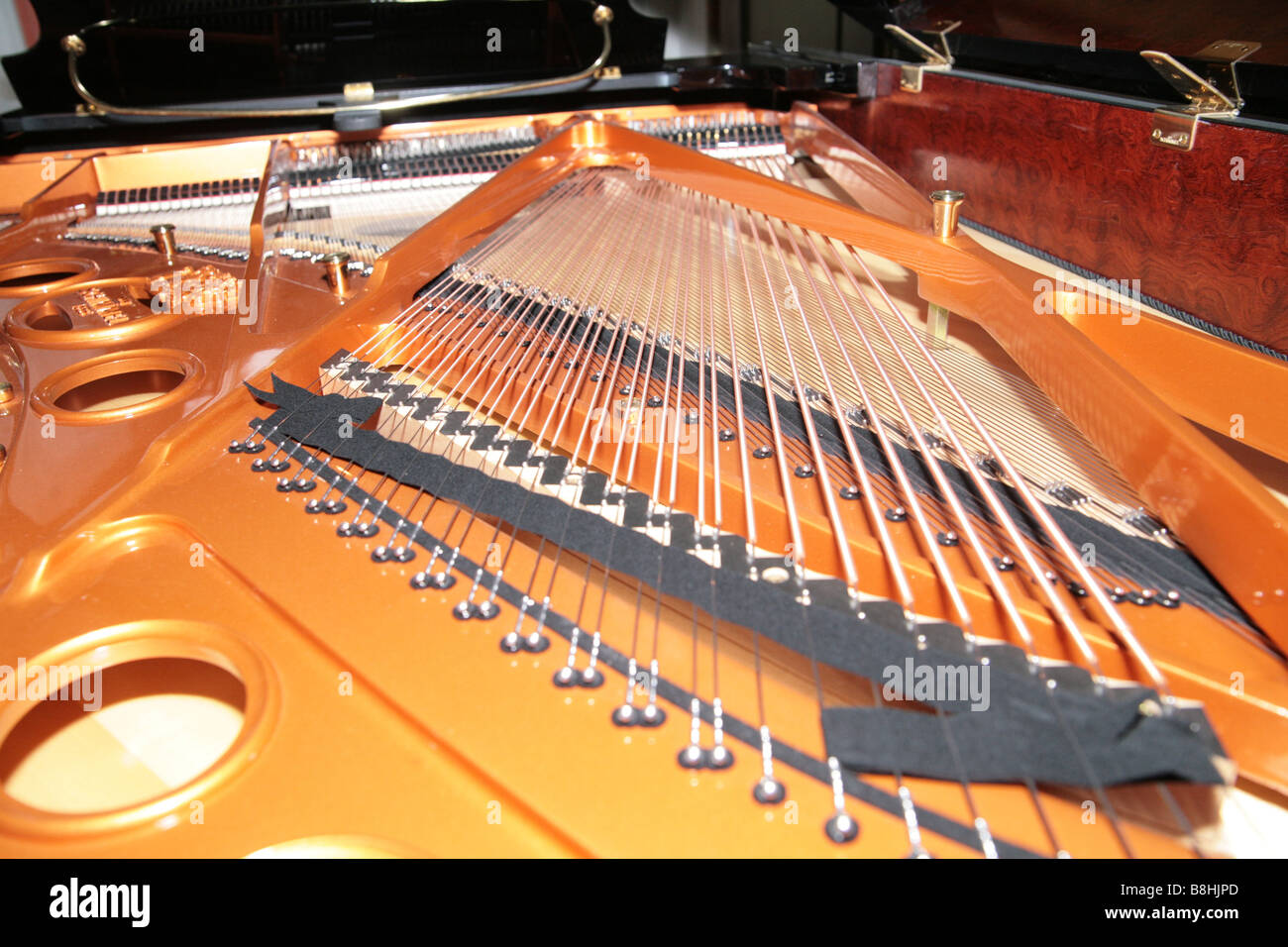 Picture of the interior of a piano Stock Photo - Alamy
