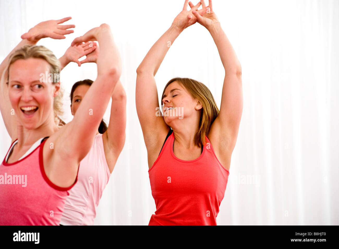 Instructors at FriskisSvettis in Stockholm try out new moves and ...