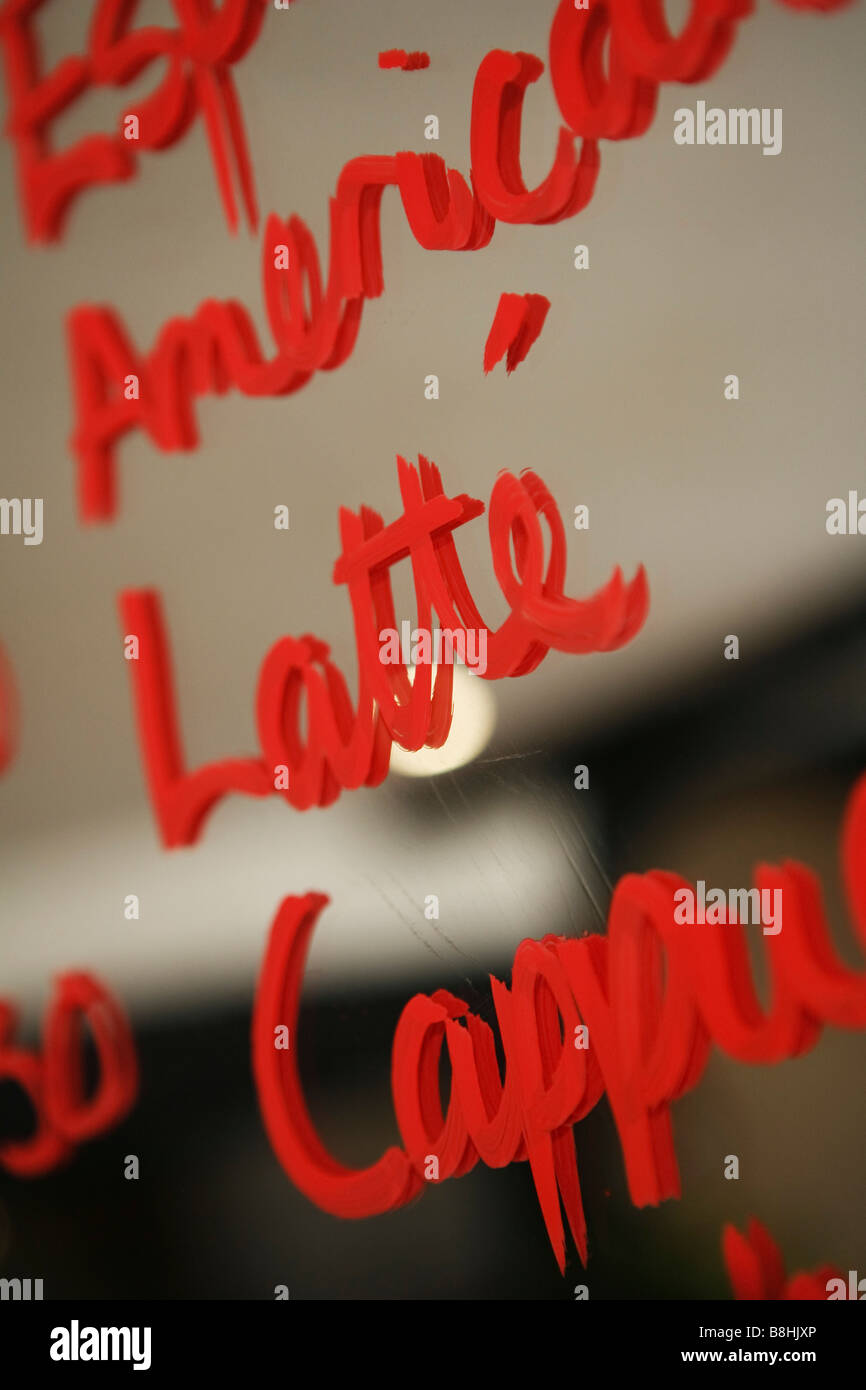 Red writing hi-res stock photography and images - Alamy