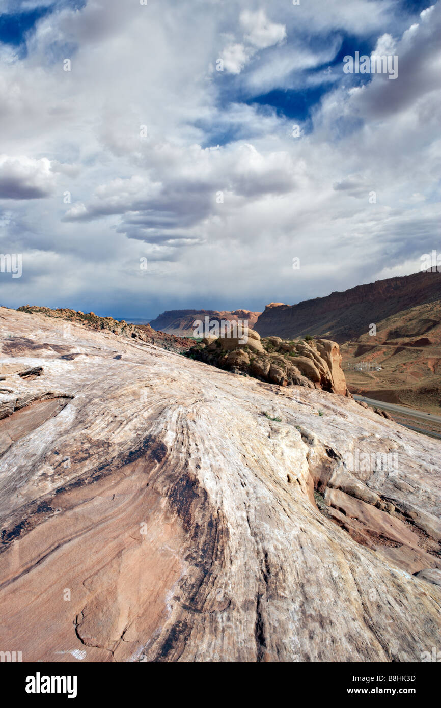 Rock Strata in Arches National Park Utah USA Stock Photo - Alamy