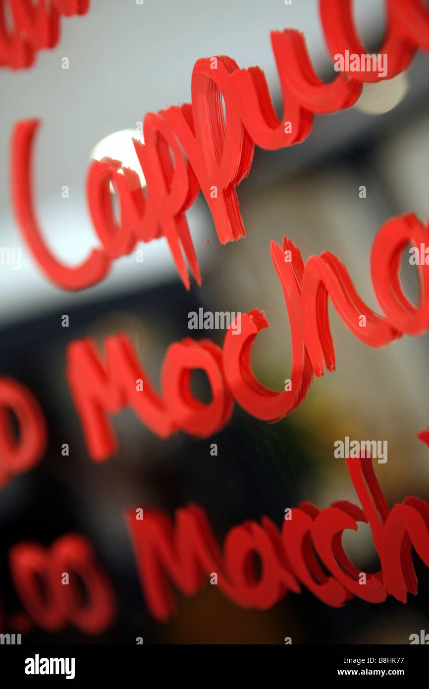 Red writing hi-res stock photography and images - Alamy