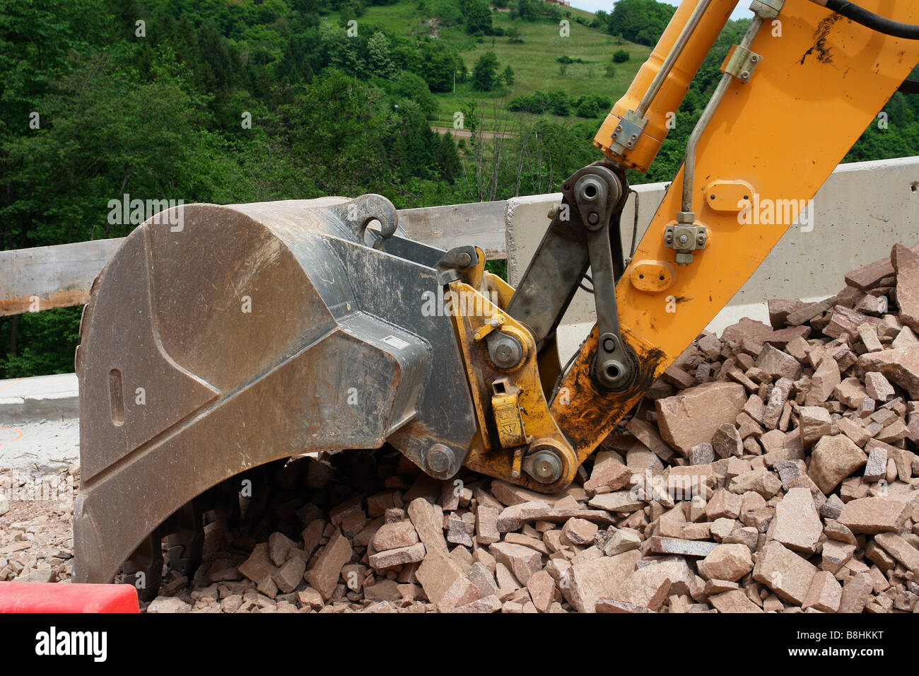 Picture of a big scoop at work Stock Photo - Alamy