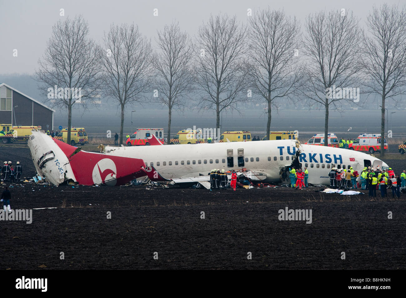 Crash turkish airlines schiphol hi-res stock photography and images - Alamy
