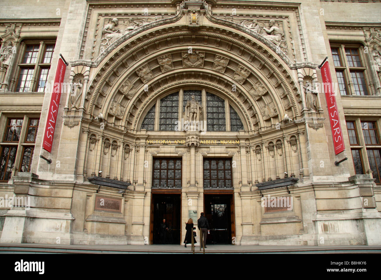 Old name plaque on the Victoria & Albert Museum, Henry Cole Wing ...