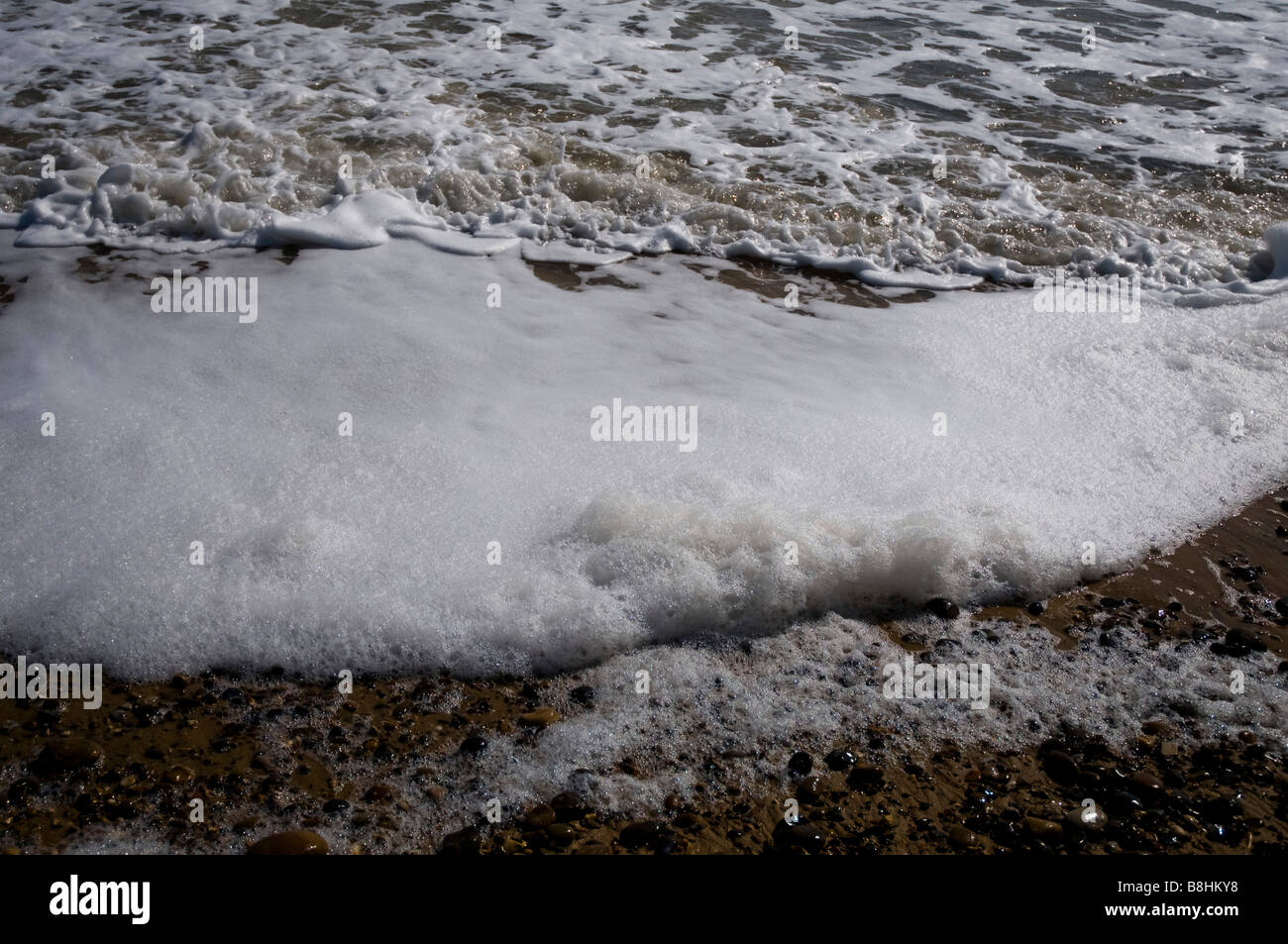 Sand ripples calm bubbles foamy bubbly churn churning churned hi-res ...