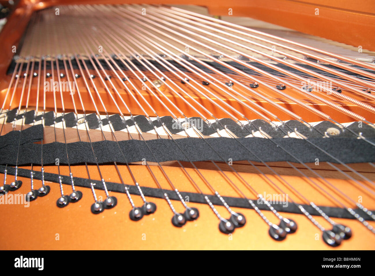 Picture of the interior of a piano Stock Photo - Alamy