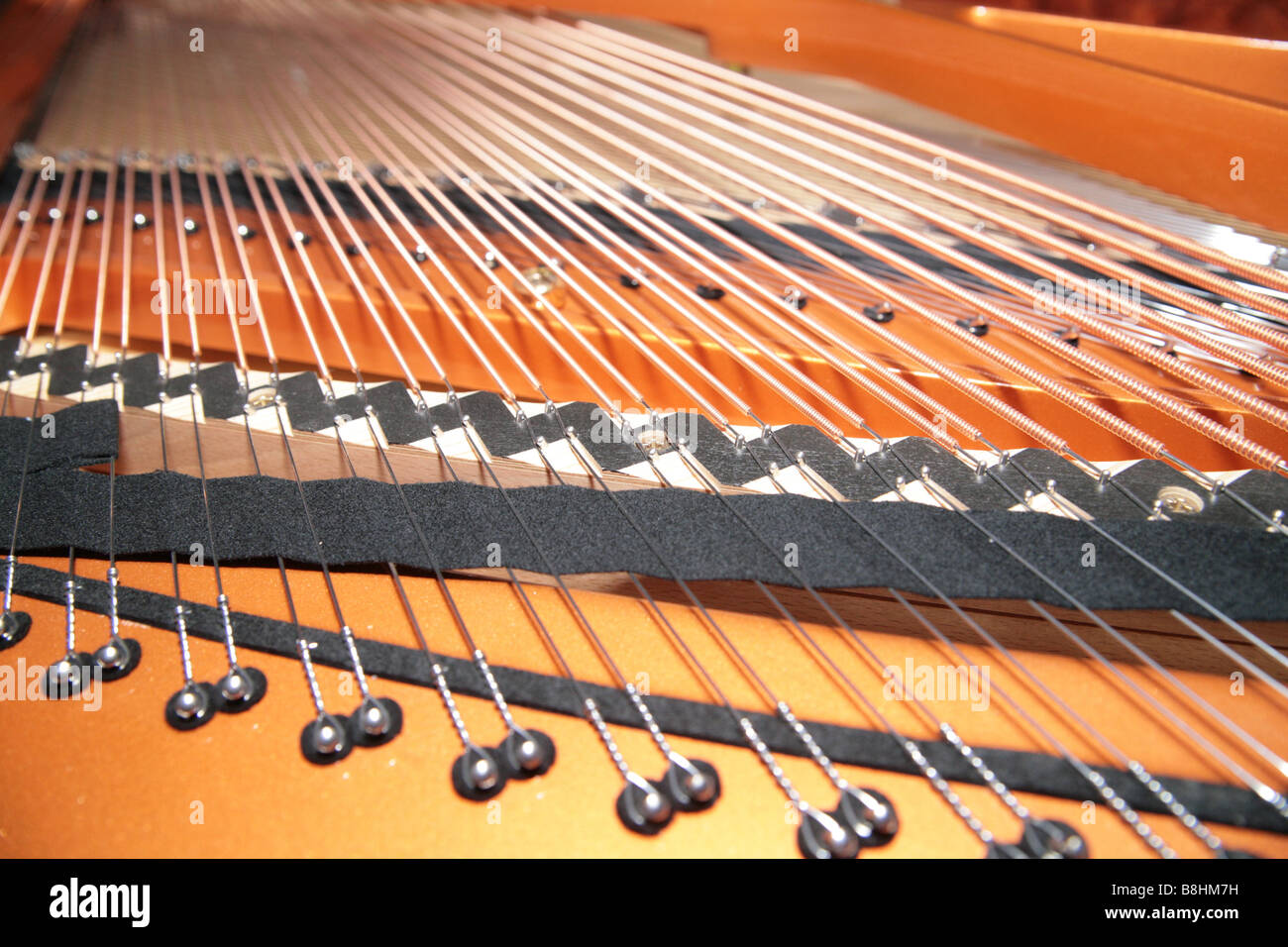 Picture of the interior of a piano Stock Photo - Alamy