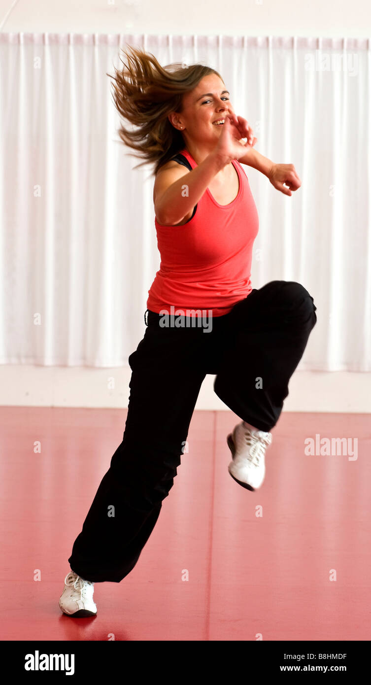 Instructors at FriskisSvettis in Stockholm try out new moves and ...