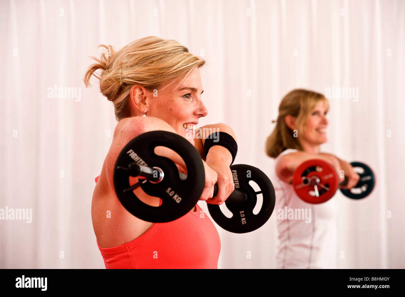 Instructors at FriskisSvettis in Stockholm try out new moves and ...