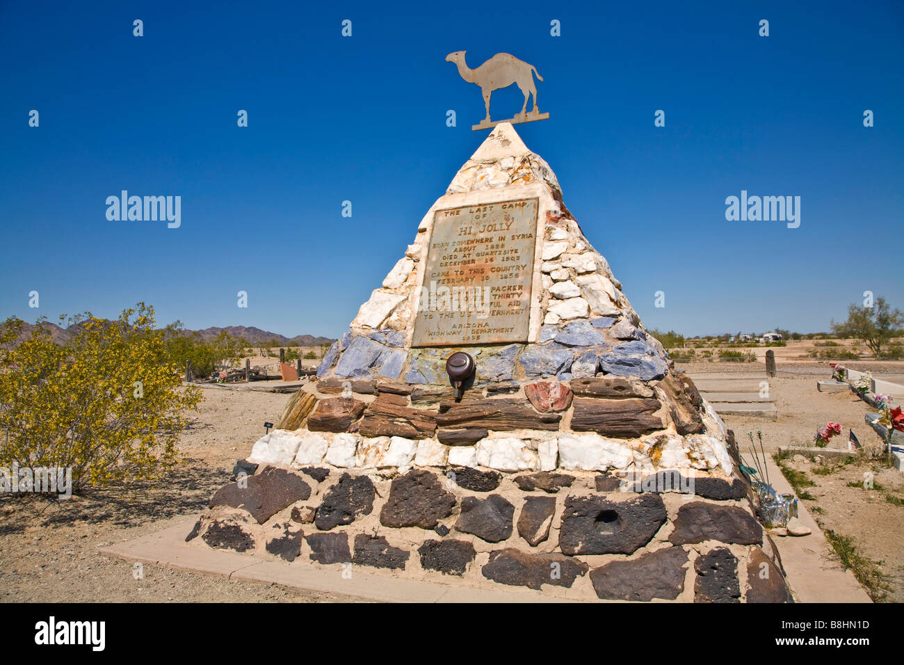Hi Jolly Tomb monument to historic camel herder and packer real name ...