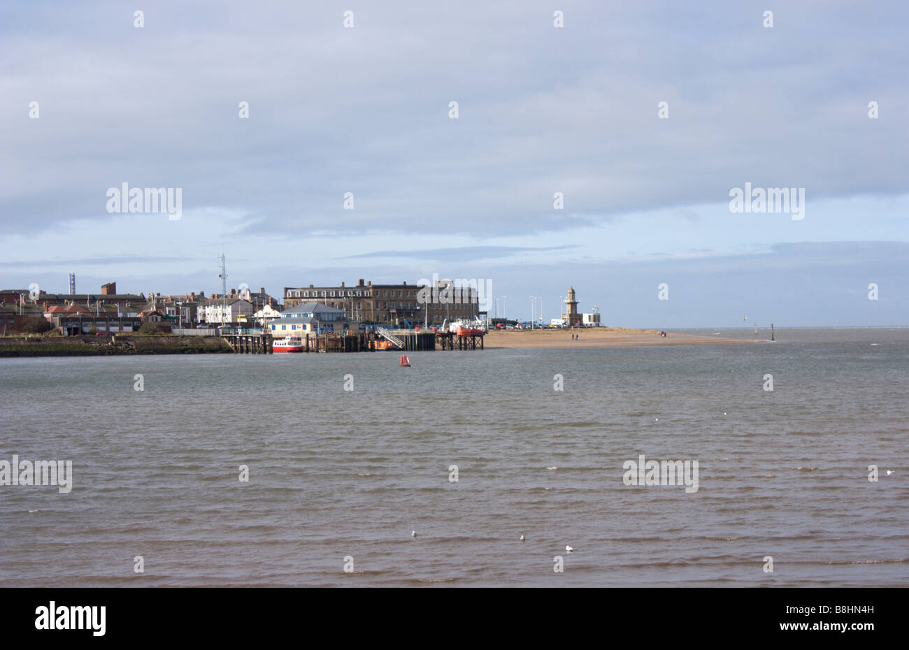 Fleetwood from Knott End on Sea Lancashire Stock Photo - Alamy