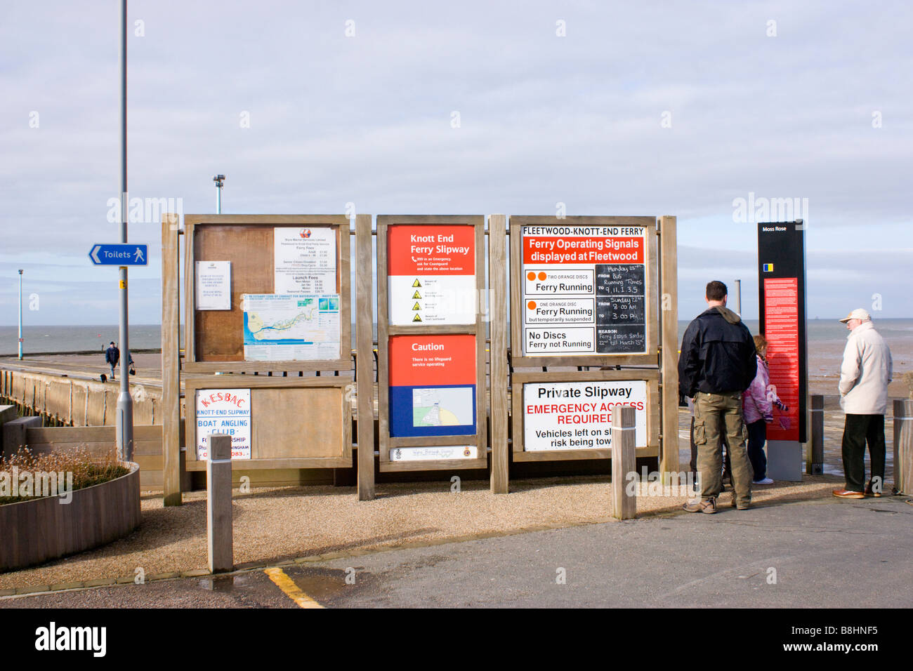 Slipway Knott End on Sea Lancashire Stock Photo - Alamy