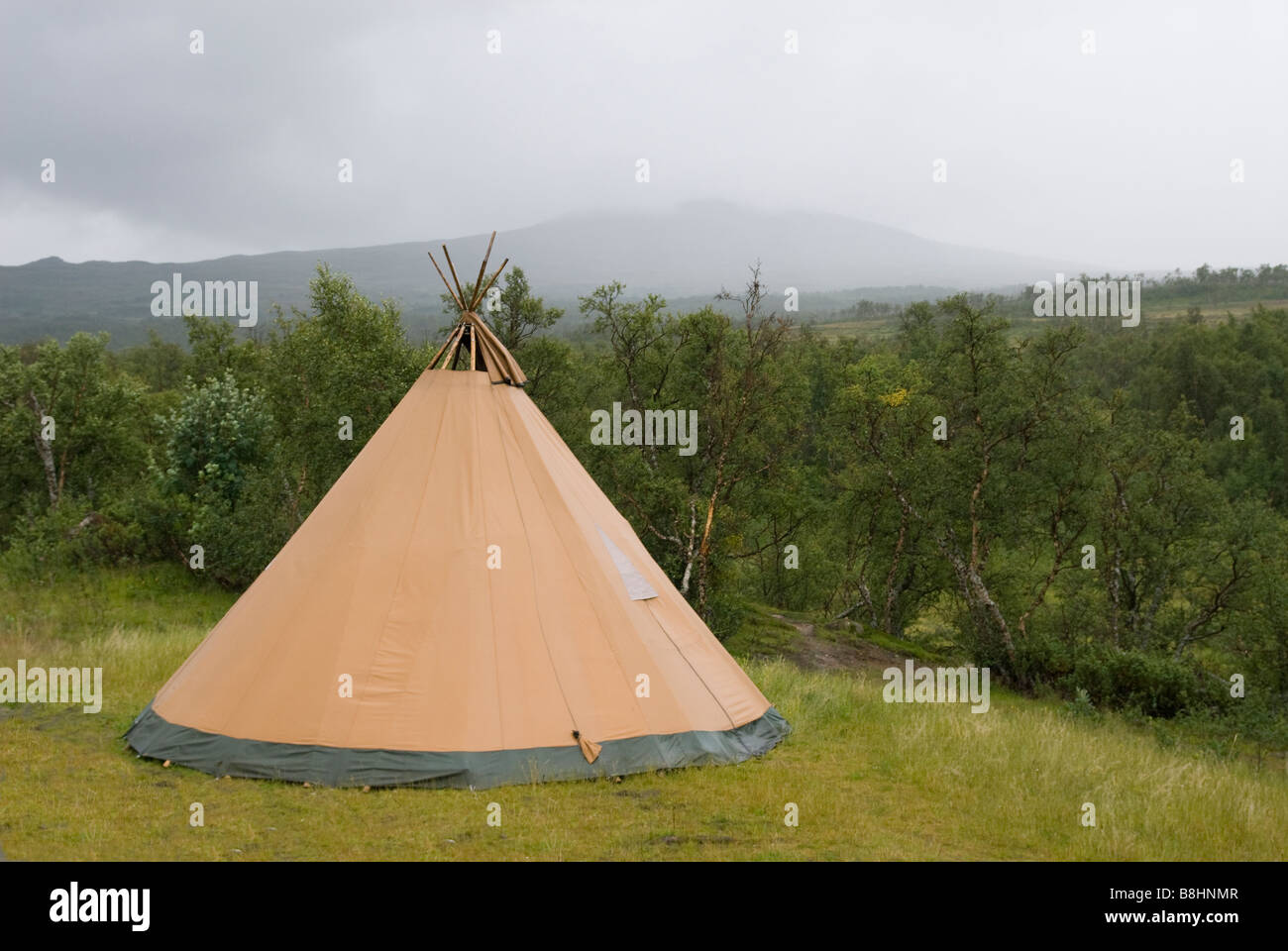 Tepee in the mountain Stock Photo - Alamy