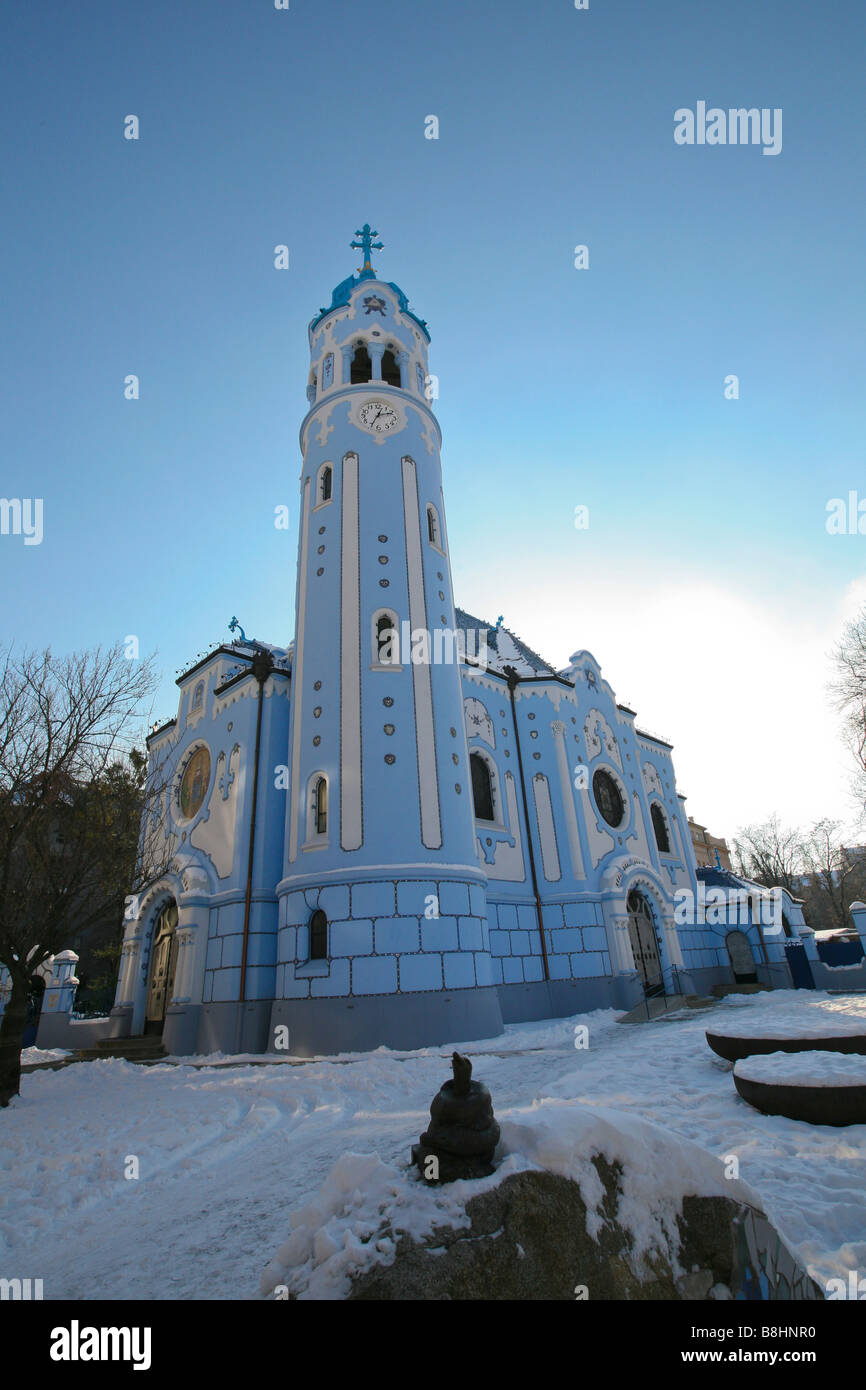 The Catholic Church of St. Elisabeth commonly known as the Blue Church ...