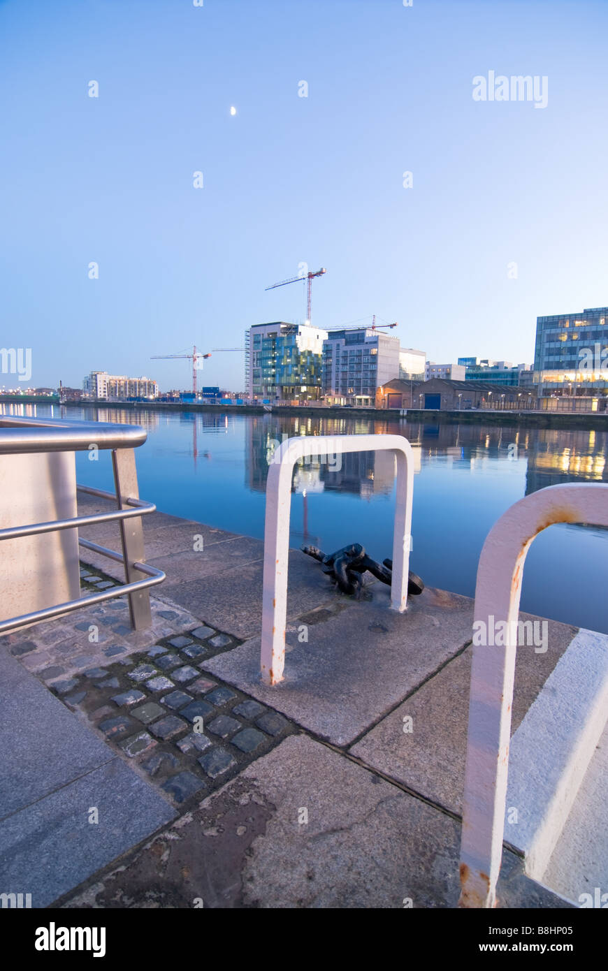 Dublin Docklands in the Evening Stock Photo - Alamy