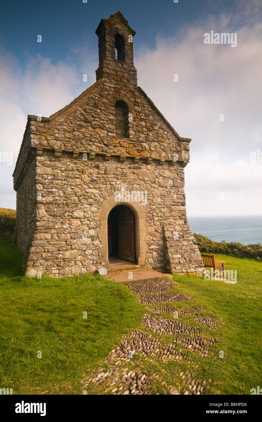 St. non's chapel wales hi-res stock photography and images - Alamy