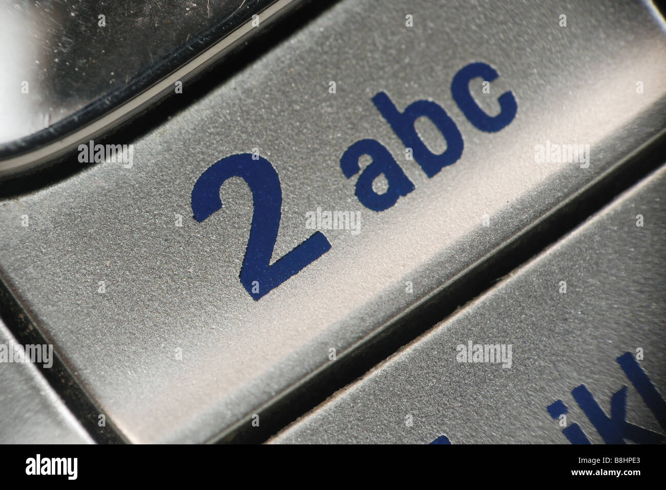 Detail of cell phone keys surface - macro shot Stock Photo - Alamy