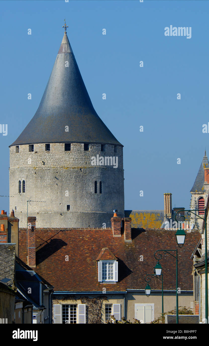 Old traditional dungeon Chateaudun France Stock Photo - Alamy
